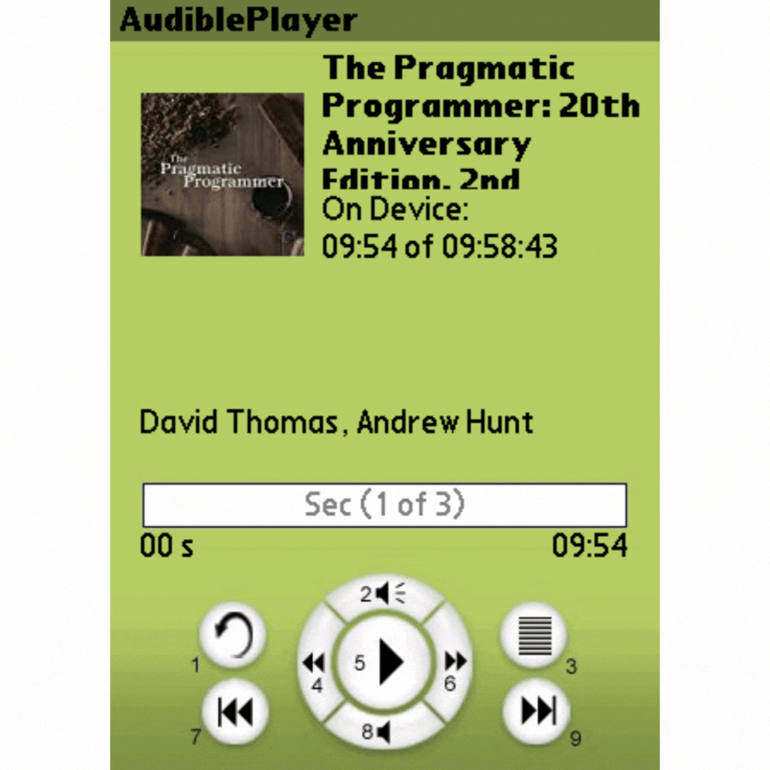 Audible Player PalmDB